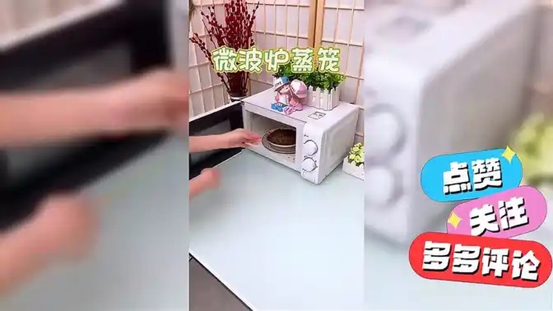 家里有微波炉的,用上这款微波炉蒸笼 既干净又能锁住营养