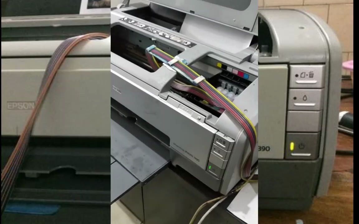 -如何清零爱普生photo r1390清零教学(SP1390)小板打印机清零