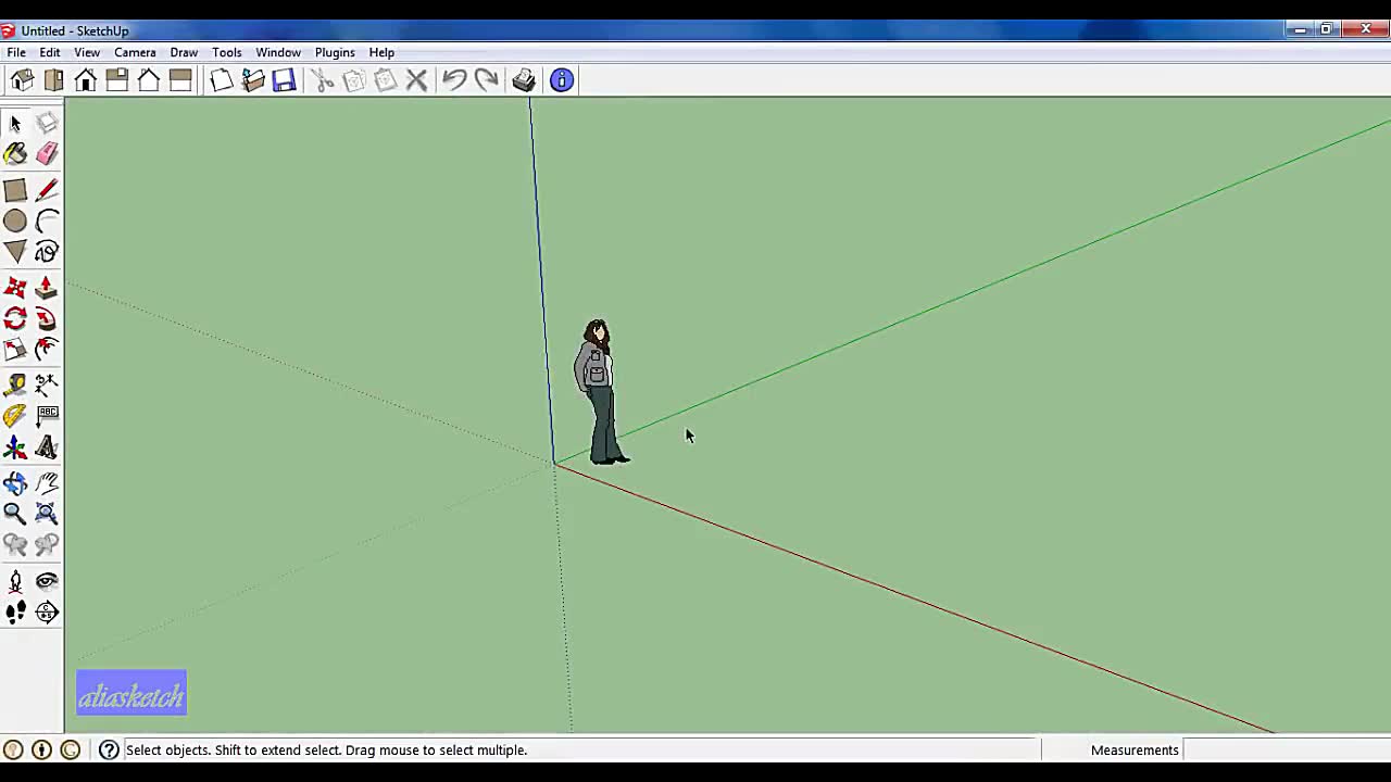 sketchup将平面图拉为立体图的操作流程,草图大师建模别墅设计