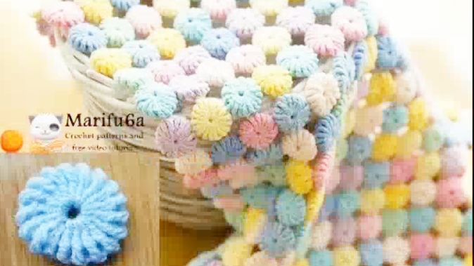 手工旧毛线编织毛毯教程,适合初学者