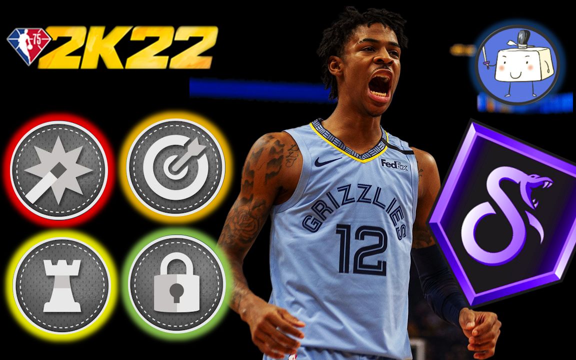 NBA2K22 次世代 BUG 莫兰特 PG 控卫 建模!