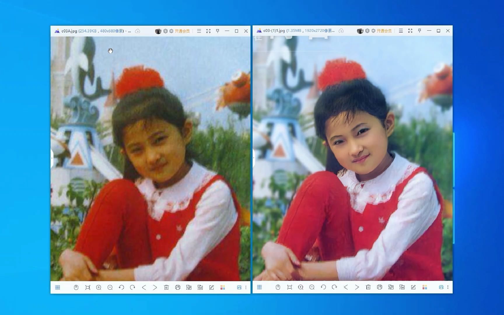 老照片瞬间变高清-AI人工智能修复-PS插件 DR5人像磨皮使用教学视频