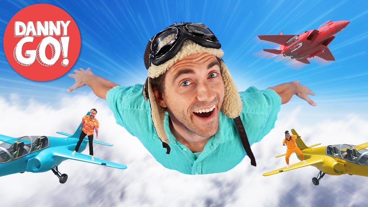 飞行模式!飞行舞蹈 喷气式飞机、直升机等 | Danny Go!儿童歌曲
