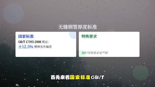 钢管厚度偏差揭秘:你的材料达标吗?标准详解必看!