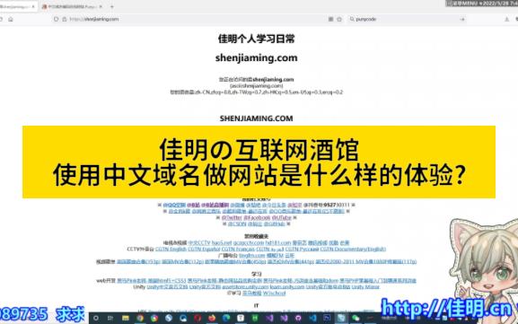 [互联网酒馆]使用中文域名做网站是什么样的体验?