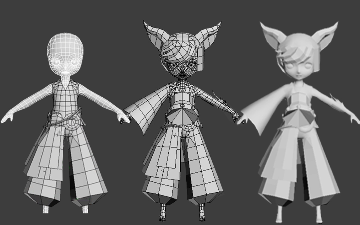 【3DMAX人物建模】3D游戏角色建模教程,3dmax布线思路讲解——...