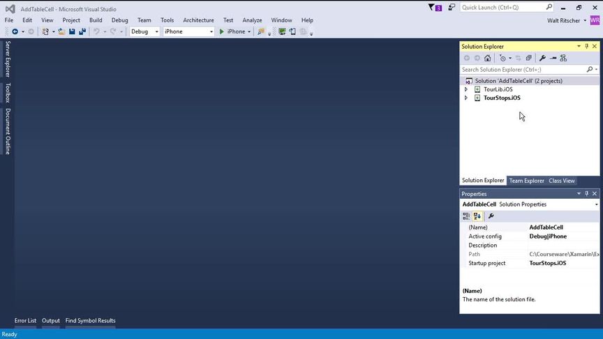 Add a custom TableViewCell