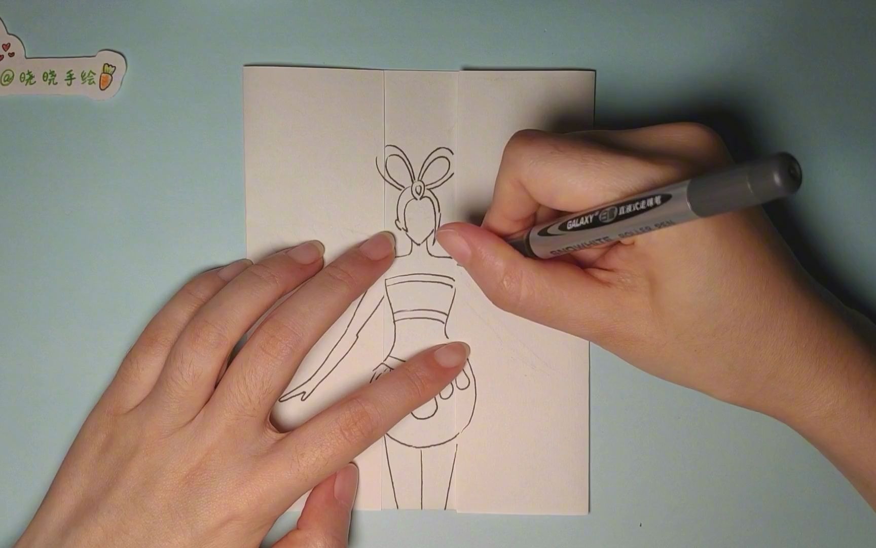 一幅画精灵梦叶罗丽蓝孔雀升级变美变厉害趣味手绘出来啥样