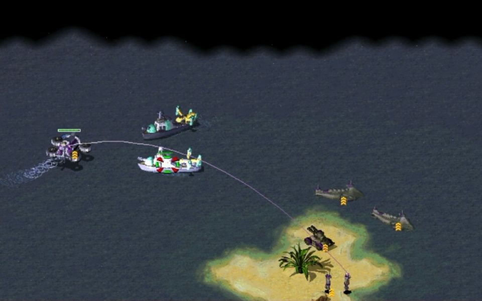 2雷鸣2尤里改1运兵船通关《林德拉克计划2》YR03-雅典娜之怒