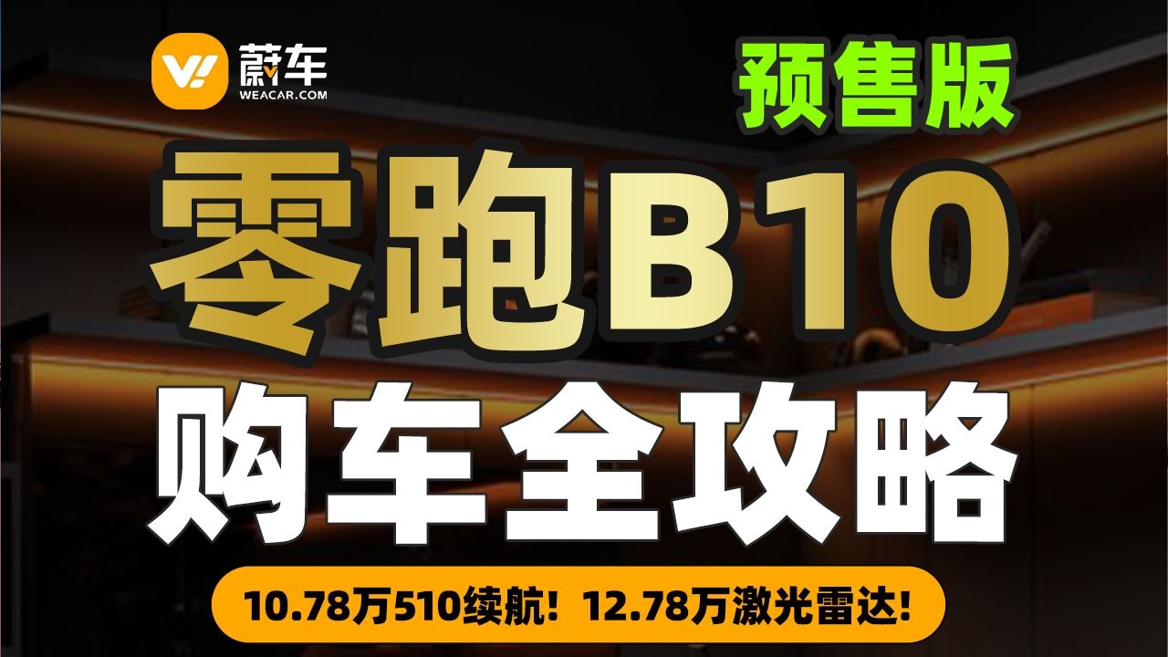 零跑价格屠夫再登场!10万小理想B10怎么选?