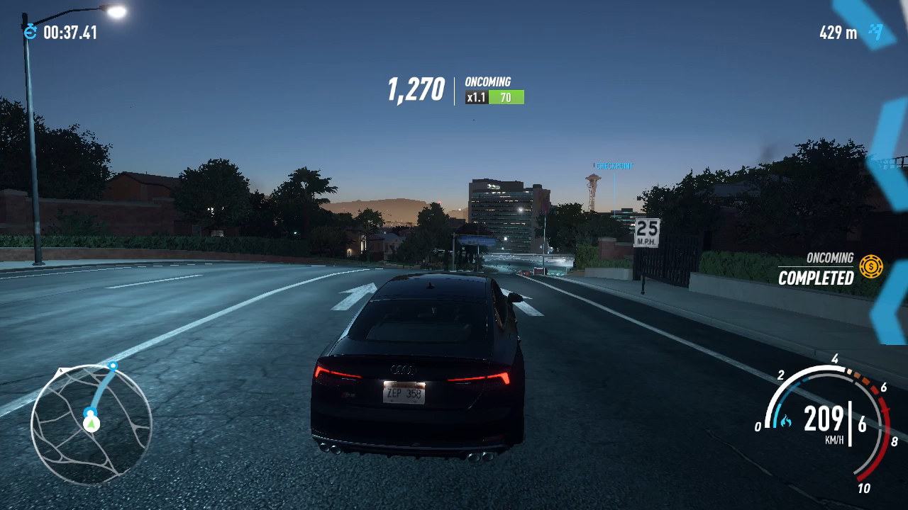 极品飞车20 Downtown trial