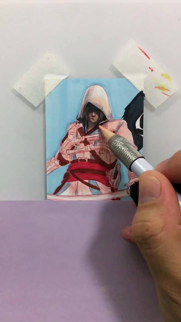 手绘刺客信条 黑旗