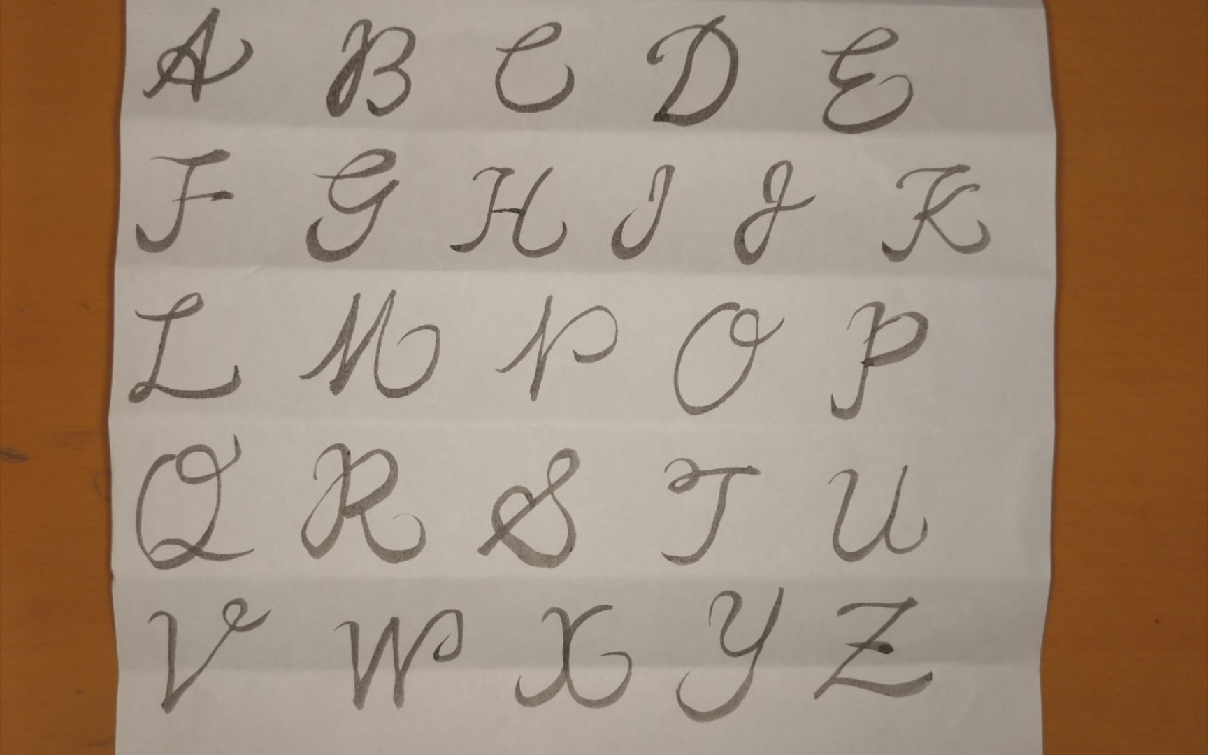 花体字母的书法,学数学和学书法的表示很有用(并不)