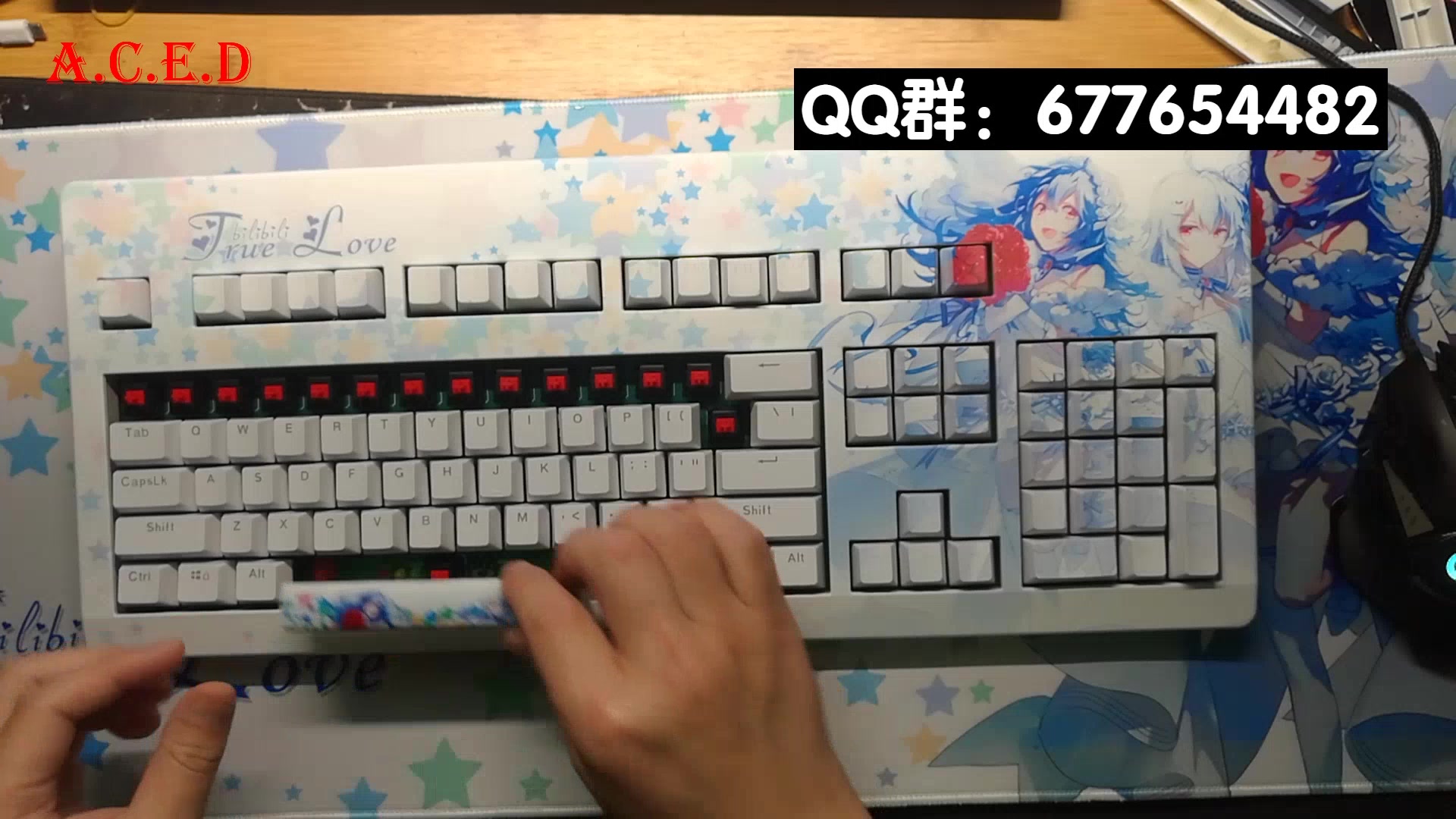 樱桃G80-3000键盘之罗技优联无线改造