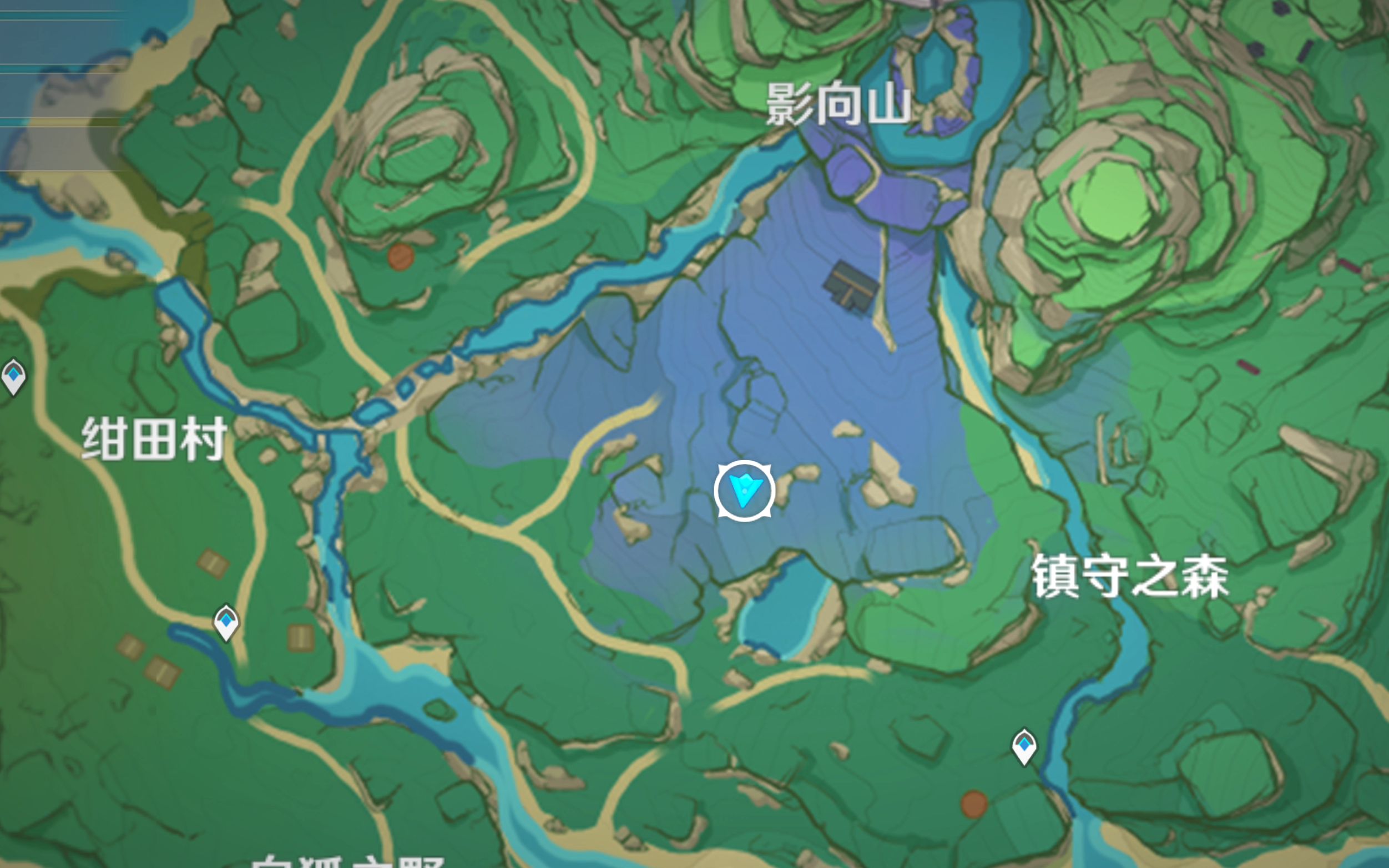 【原神】绀田村 影向山 镇守之森旁 破除结界解谜顺序