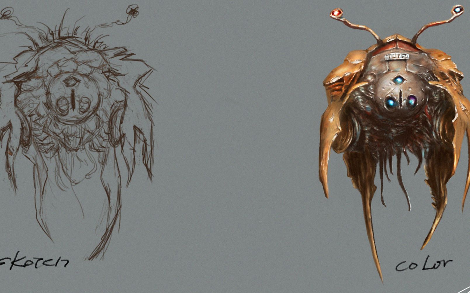 [板绘]概念机械生物设计