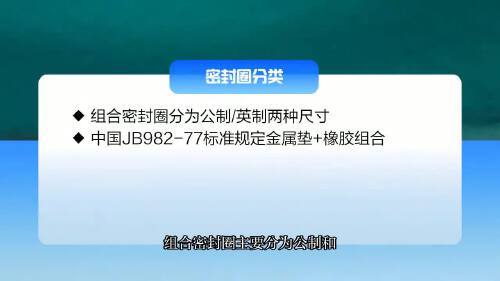 揭秘组合密封圈:选对规格标准,设备寿命延长一倍!