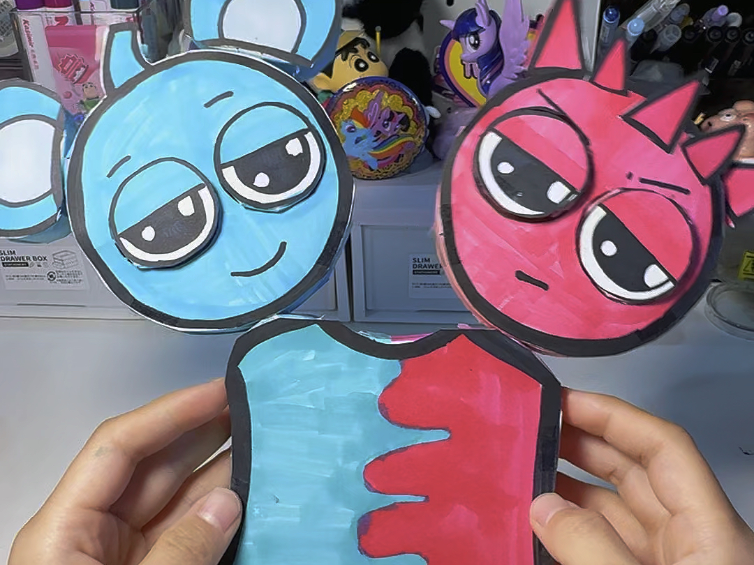 自制模拟节奏盒子人物融合