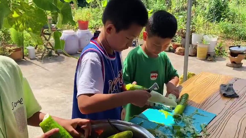 自然教育之食育#田园生活 #生活的烟火气息