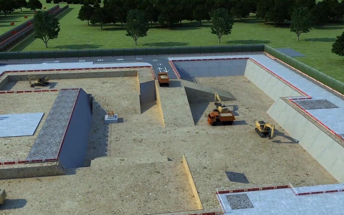装配式钢结构建筑动画
