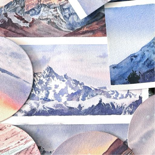 阿零是个水彩控 