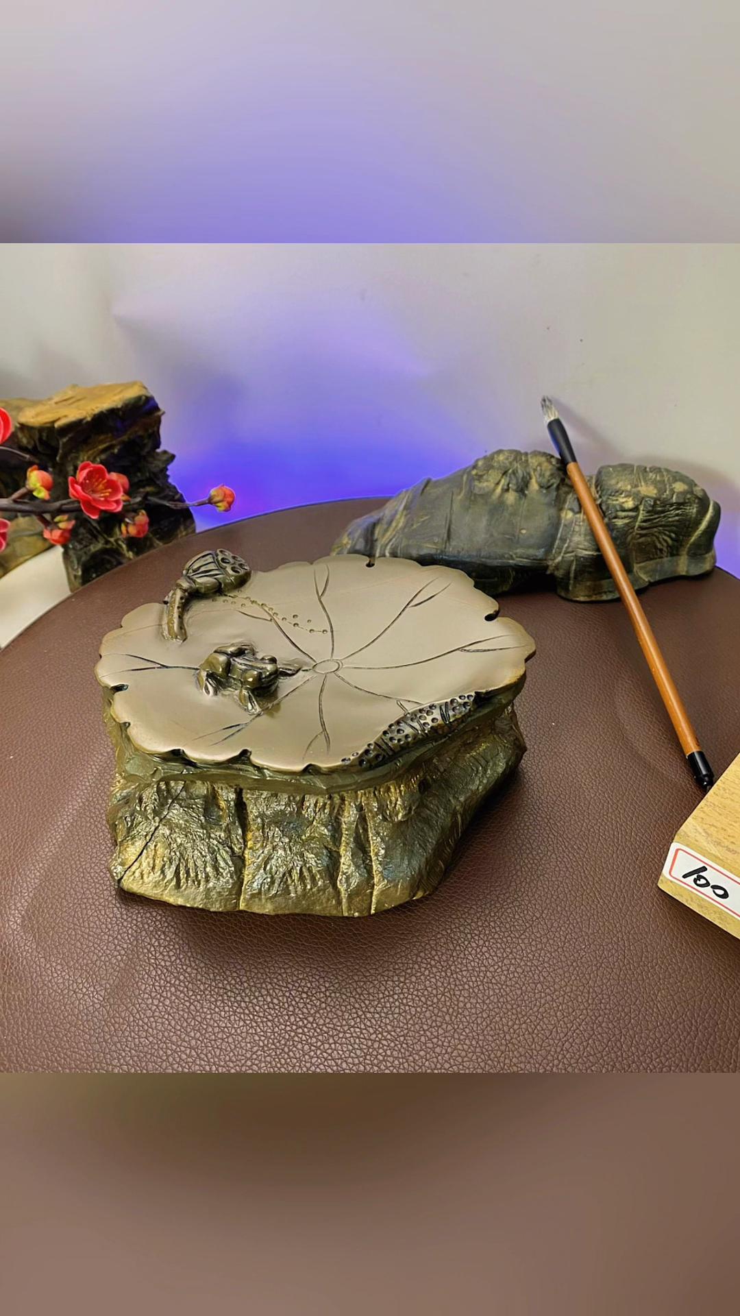 精品砚台——徐公砚 #砚台 #纯手工雕刻 #文房四宝