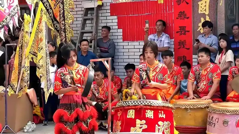 非物质文化遗产舞狮日常演出
