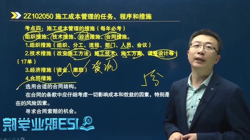 二建必考:施工成本管理的措施包含哪些?