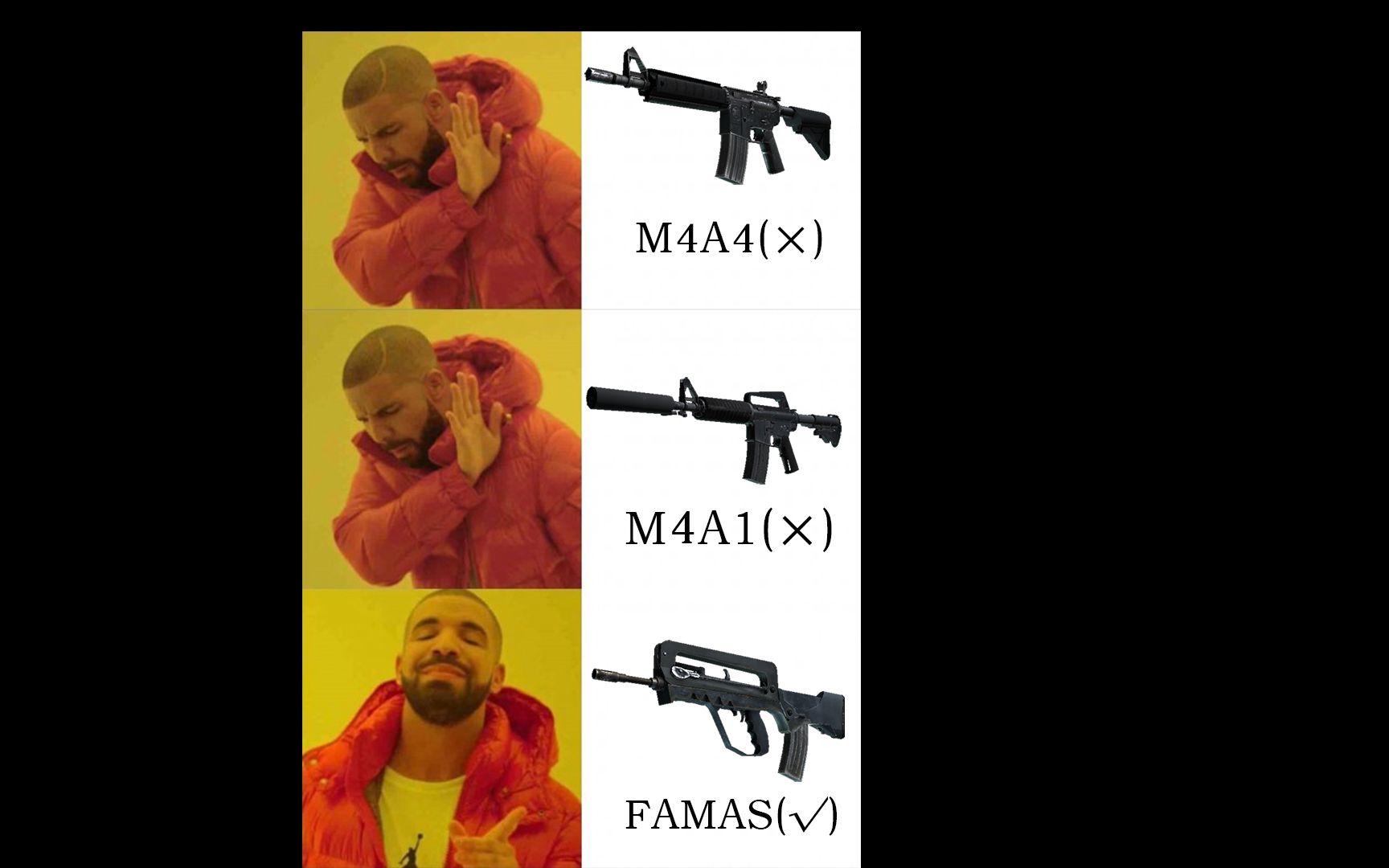 【CSGO】你真的知道m4a4和m4a1哪把更适合你吗?(含roll)