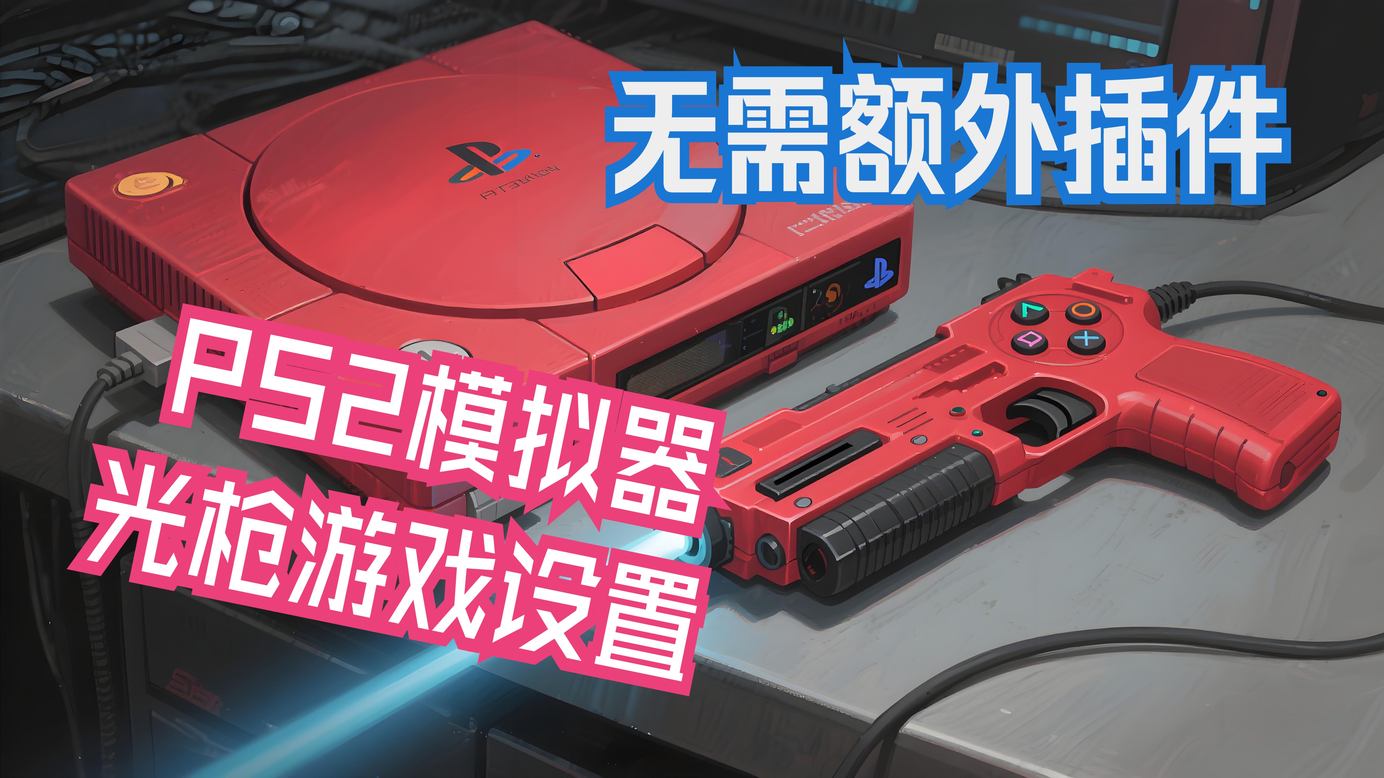 新版PCSX2模拟器:光枪游戏设置教学(另附鼠标模拟PS2游戏右摇杆...