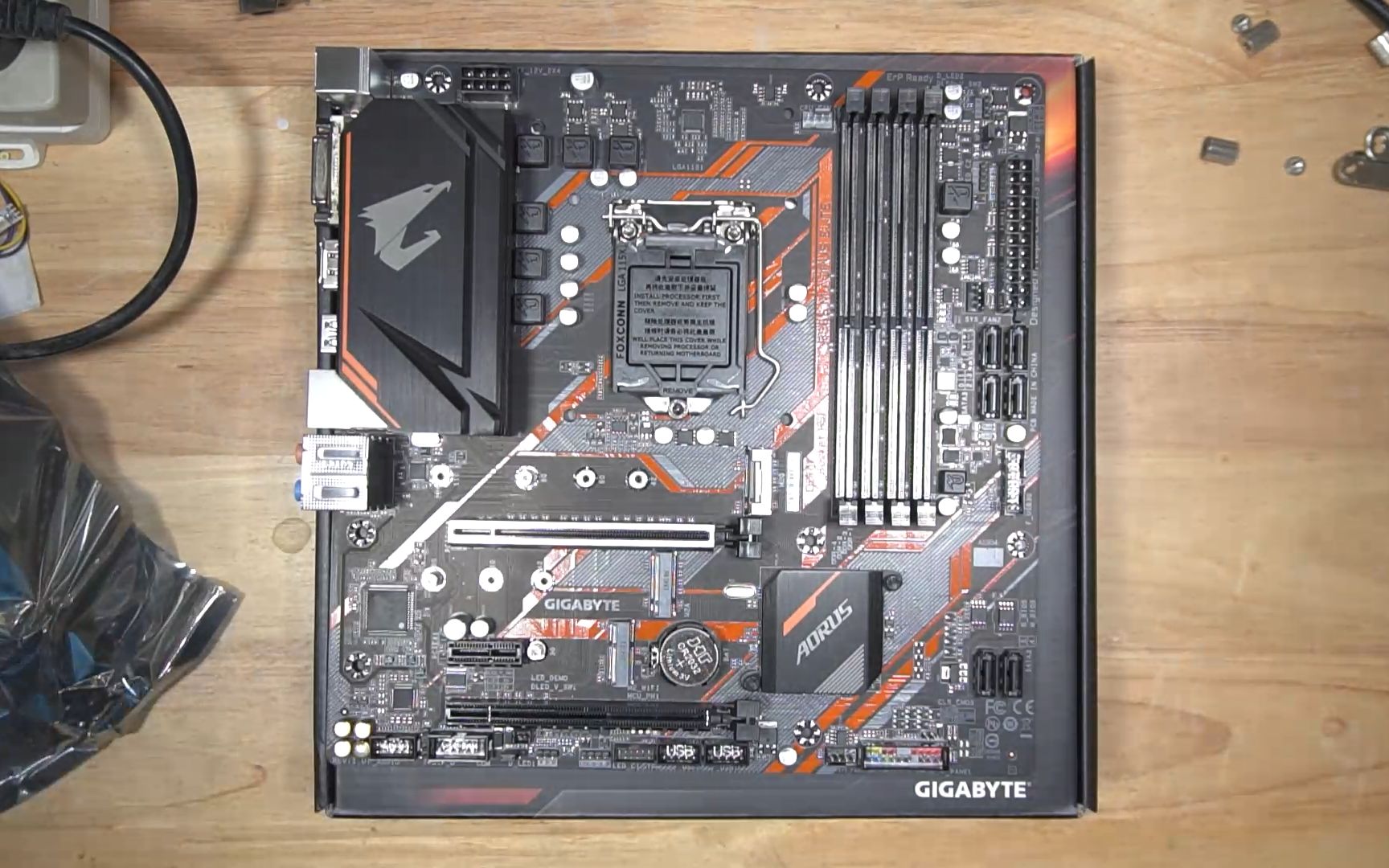 为NAS选主板之B365 M AORUS ELITE开箱