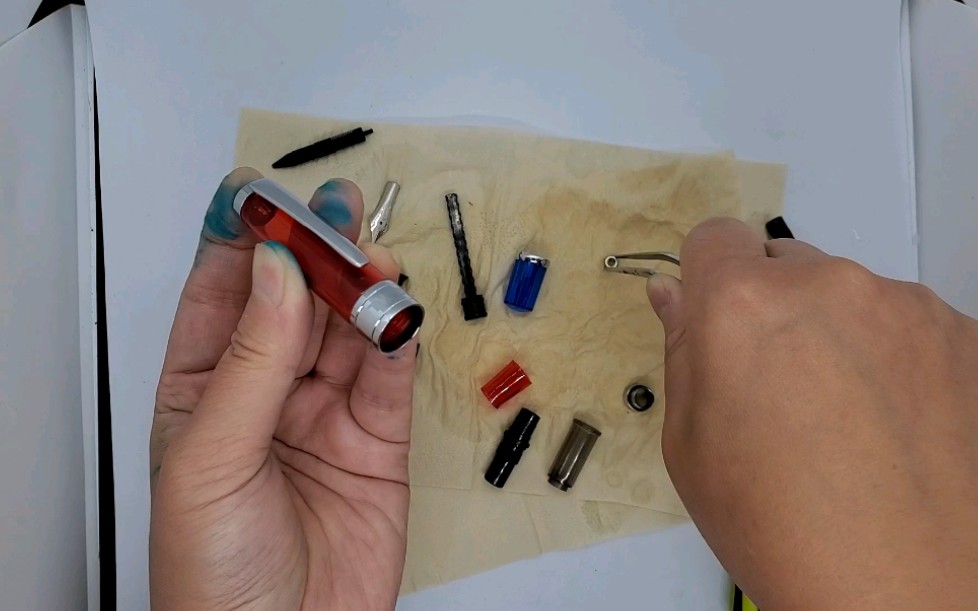 【叶七玩笔】三文堂580活塞拆解组装+三文堂580笔帽拆解组装