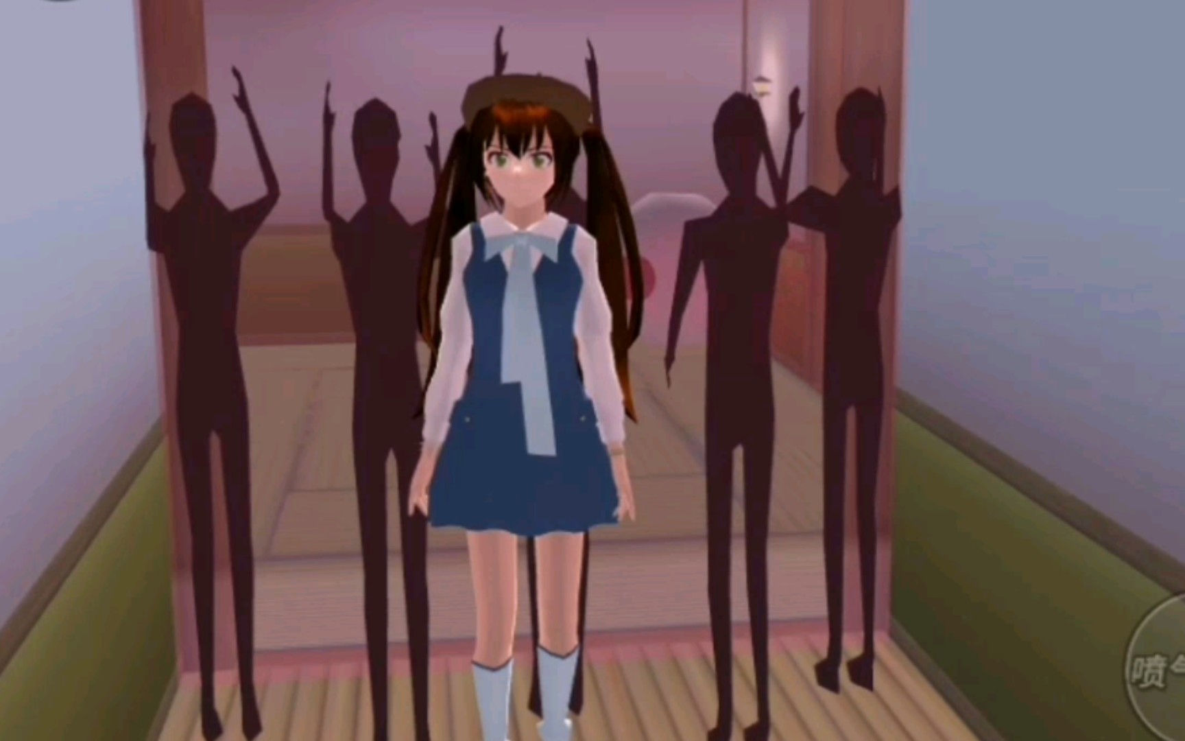 [樱花校园模拟器]拜访晴天娃娃鬼屋