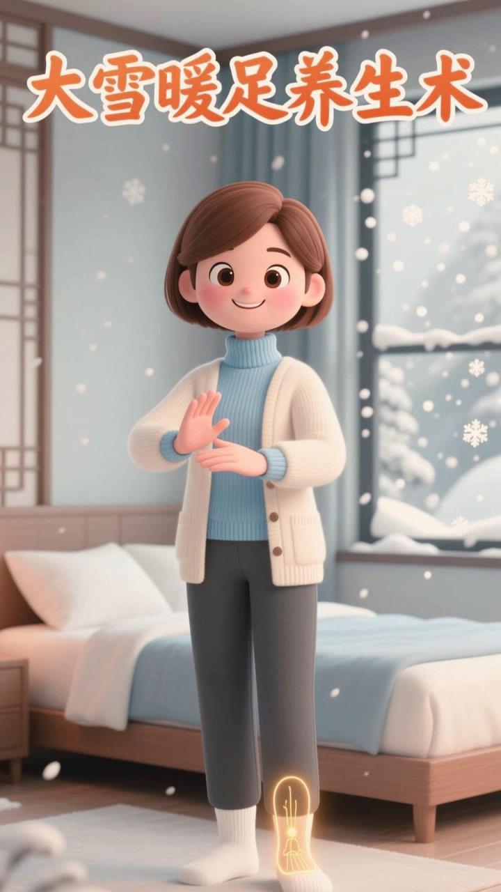 大雪寒邪猛!常按"涌泉穴",引火归元暖双脚,养生根基牢