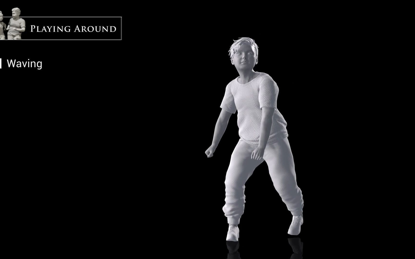 iClone资产动画-校园里孩子们的走、跑、跳舞、追逐打闹、上课运动等...