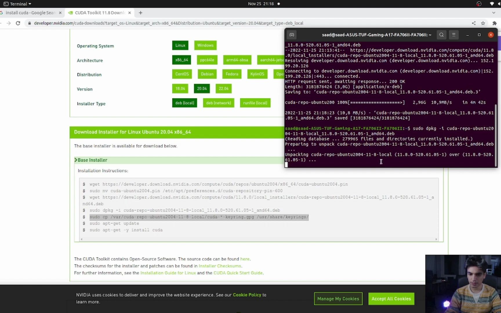 手把手教程 | Linux+GPU下安装Cuda、Cudnn和Pytorch!