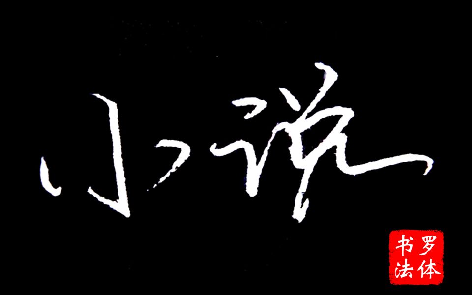 “小说”说书法,硬笔行书演示,快速上路