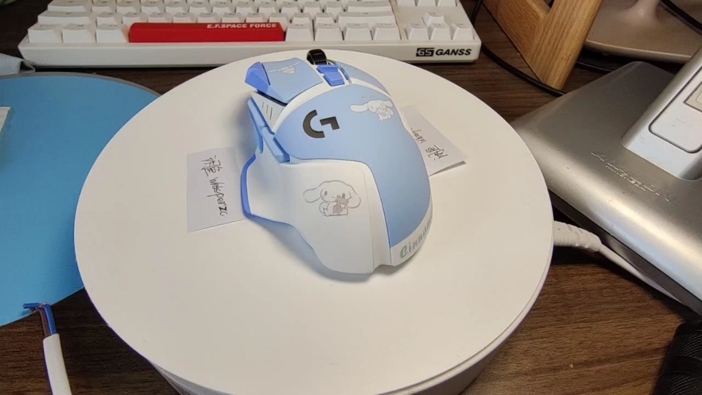罗技g502鼠标改色清新玉桂狗