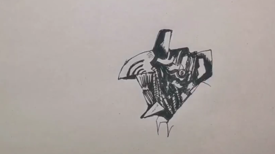 新人up教你画电锯人