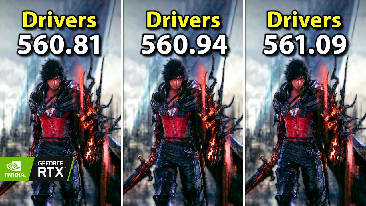 英伟达Nvidia 显卡驱动 Drivers 560.81 vs 560.94 vs 561.09 - RTX 3060 ...