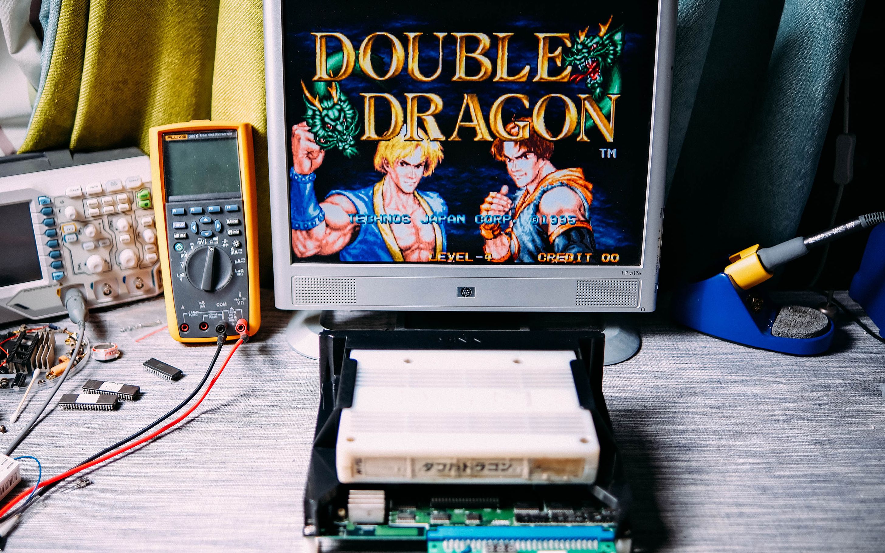 SNK MV1ACH / 街机主板维修 -显示乱码故障-