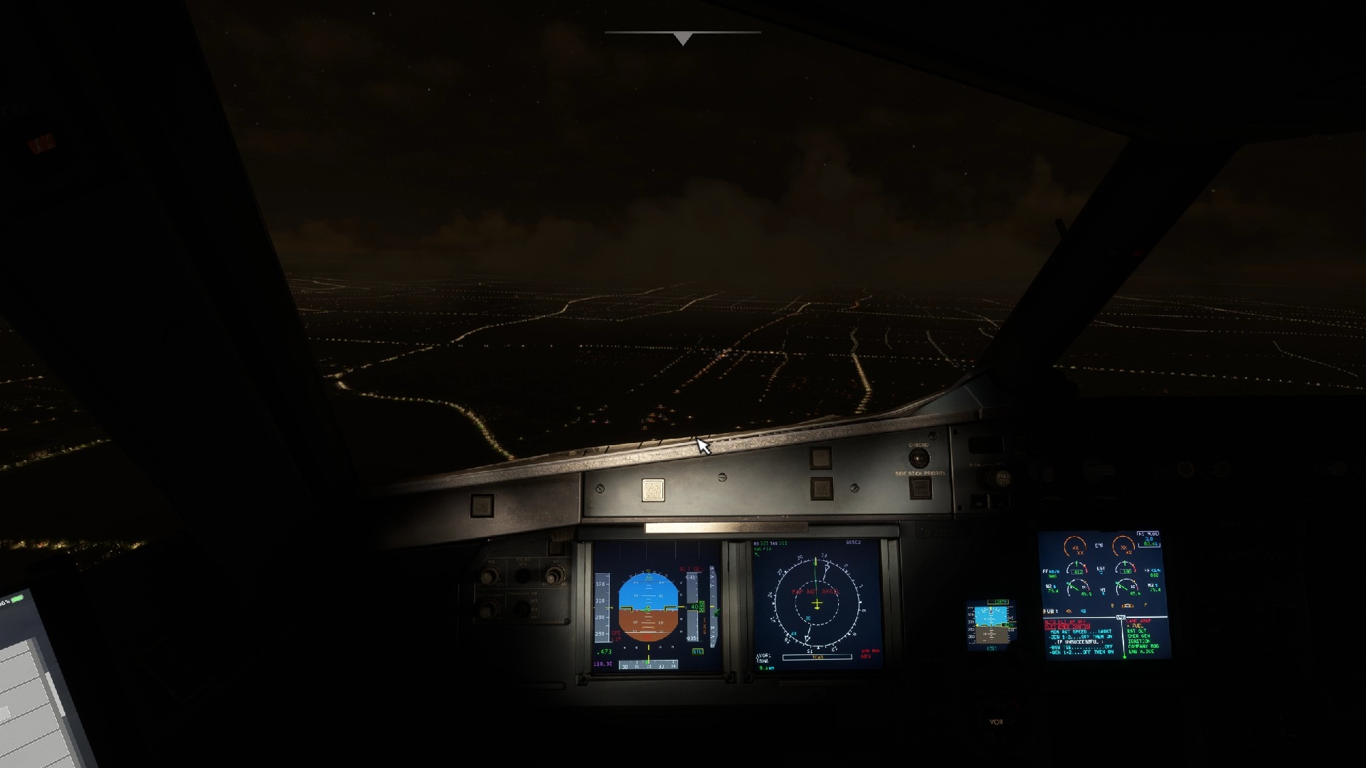 ...MSFS Fenix A320 AC BUS 1+2+ESS Failed (battery-only)_模拟飞行