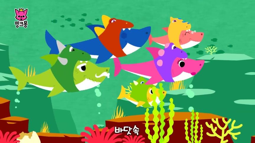 趣味早教动画:海底世界小鲸鱼唱好听的英语儿歌