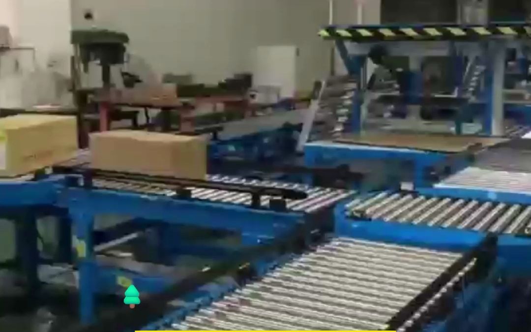 动力滚筒输送机 成功运行