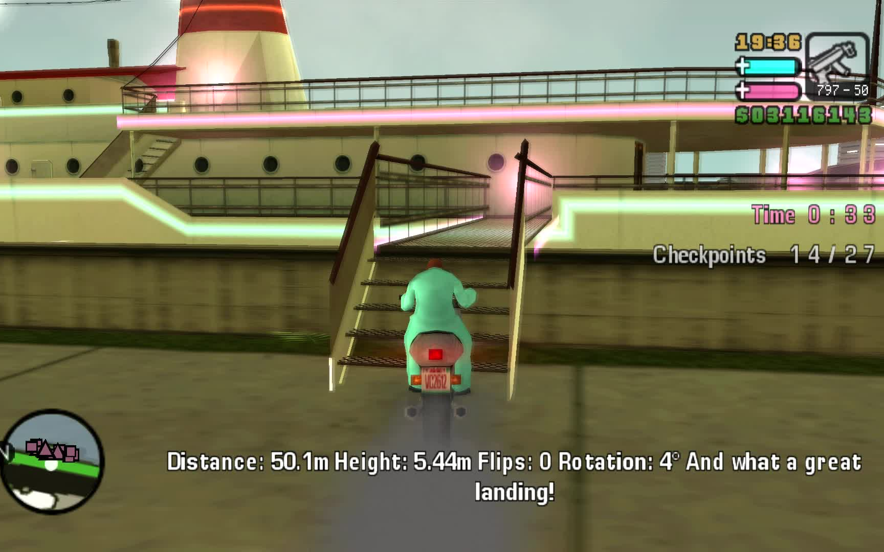 ...侠盗猎车手罪恶都市传奇(GTAVCS) PS2版全部时间挑战赛攻略合集(...