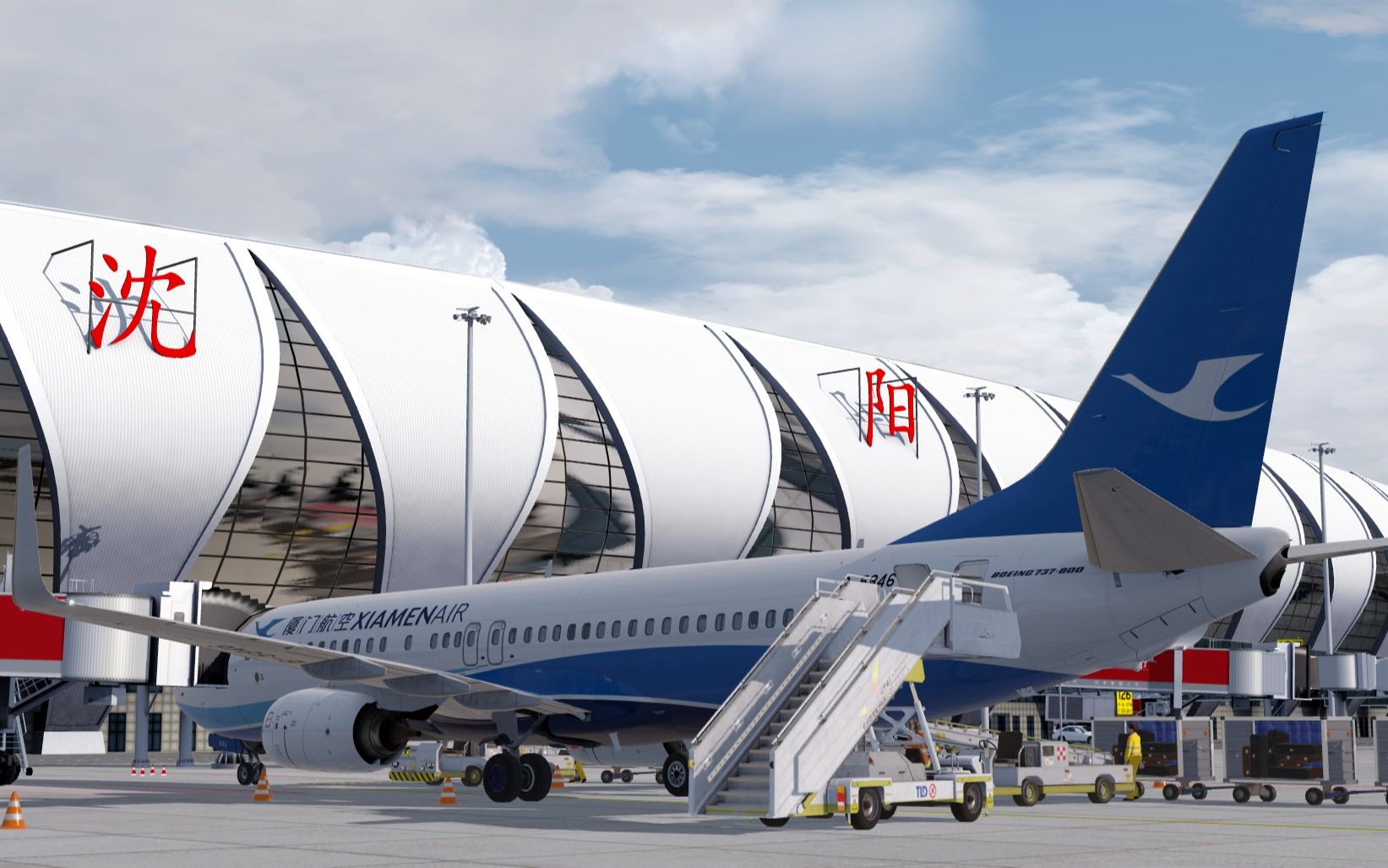 【冰天雪地的东北】模拟飞行 · 厦门航空MF8031 落地沈阳机场