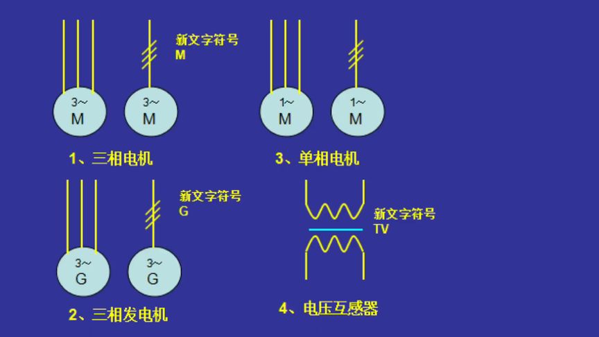 电气技术员必备的常用电气符号