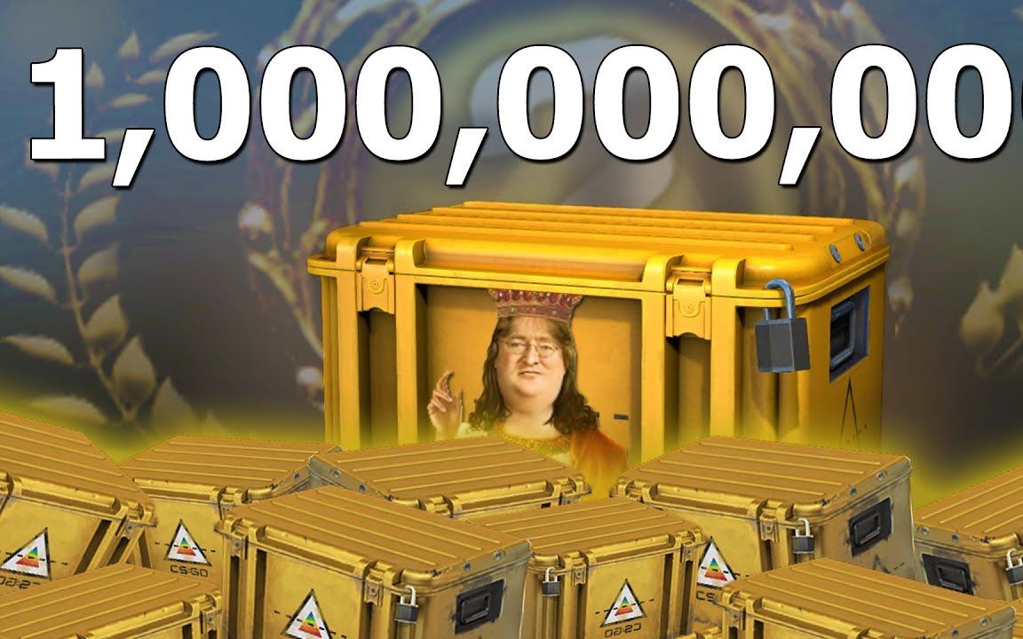 当你买了CSGO中所有的箱子时候