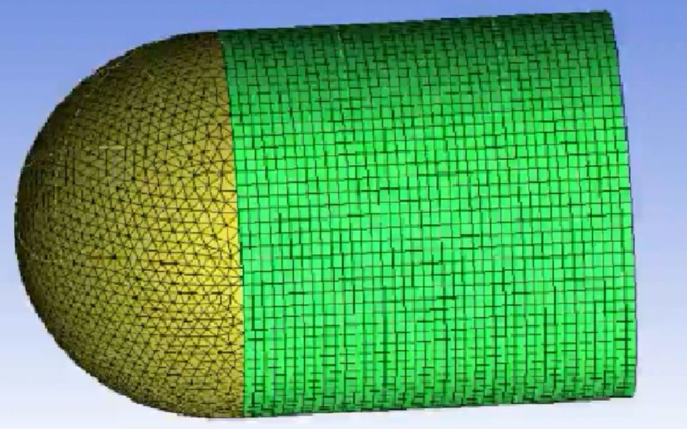 Ansys ICEM CFD 多域混合网格划分及前处理详细教程(不合并节点)