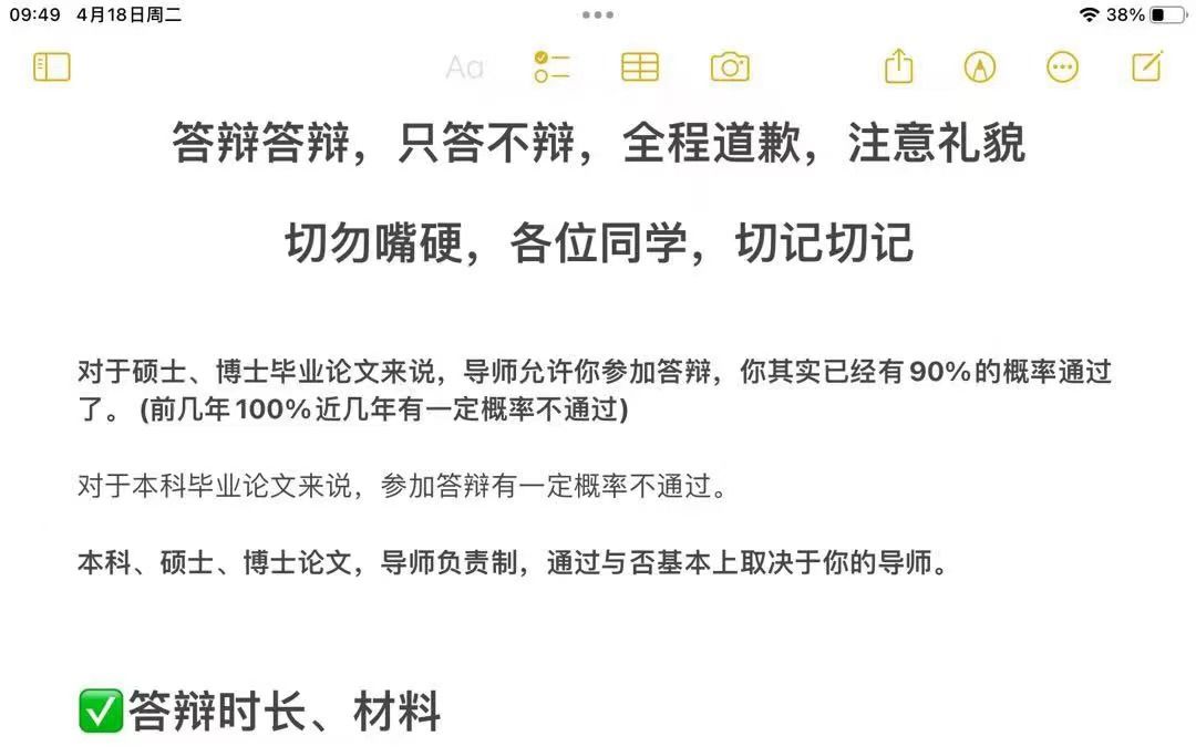 哦耶!照着模版完成了答辩,被老师夸爆了!